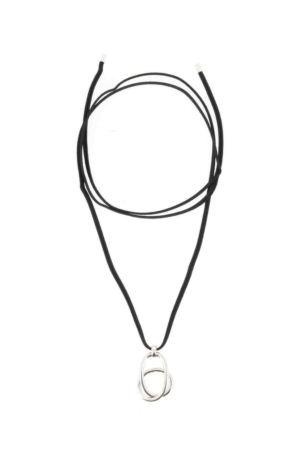 NATA KNOT PENDANT CORD LONG NECKLACE – Philippe Audibert